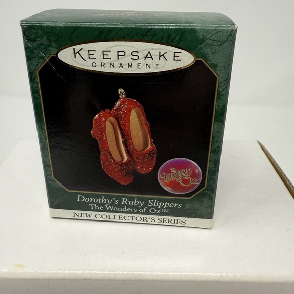 Hallmark | Holiday | Nib Vintage Dorothys Ruby Slippers Wonders Of Oz ...